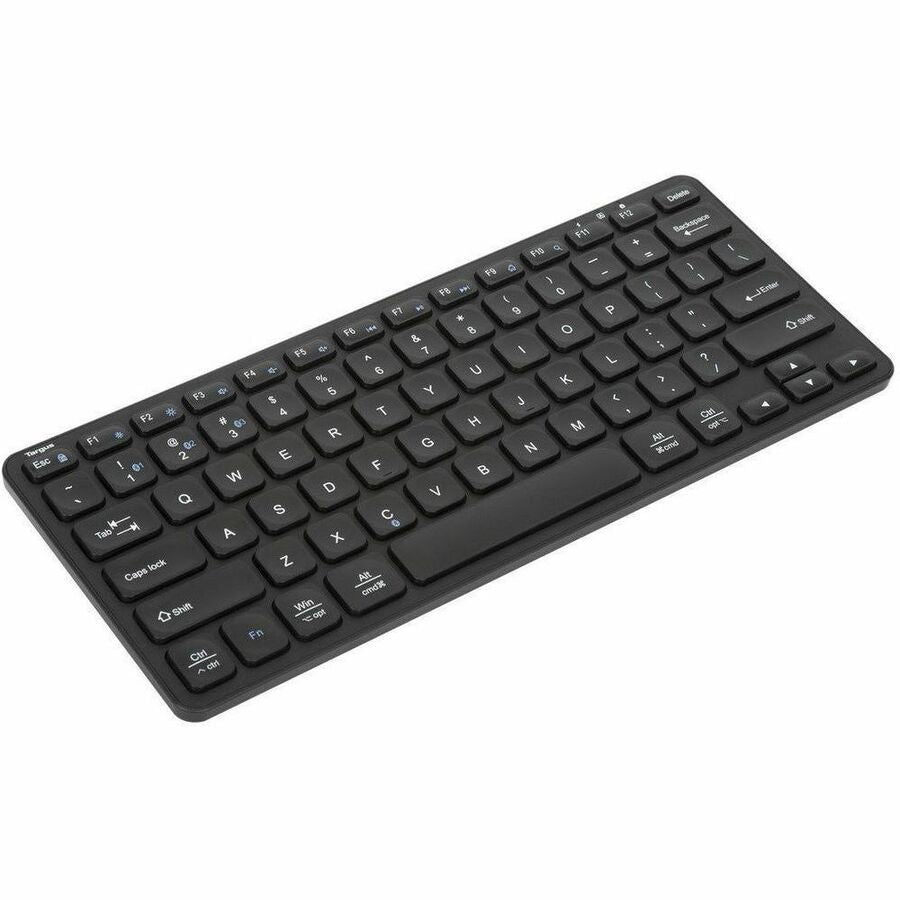 Targus Compact Multi-Device Bluetooth Antimicrobial Keyboard, Black ...